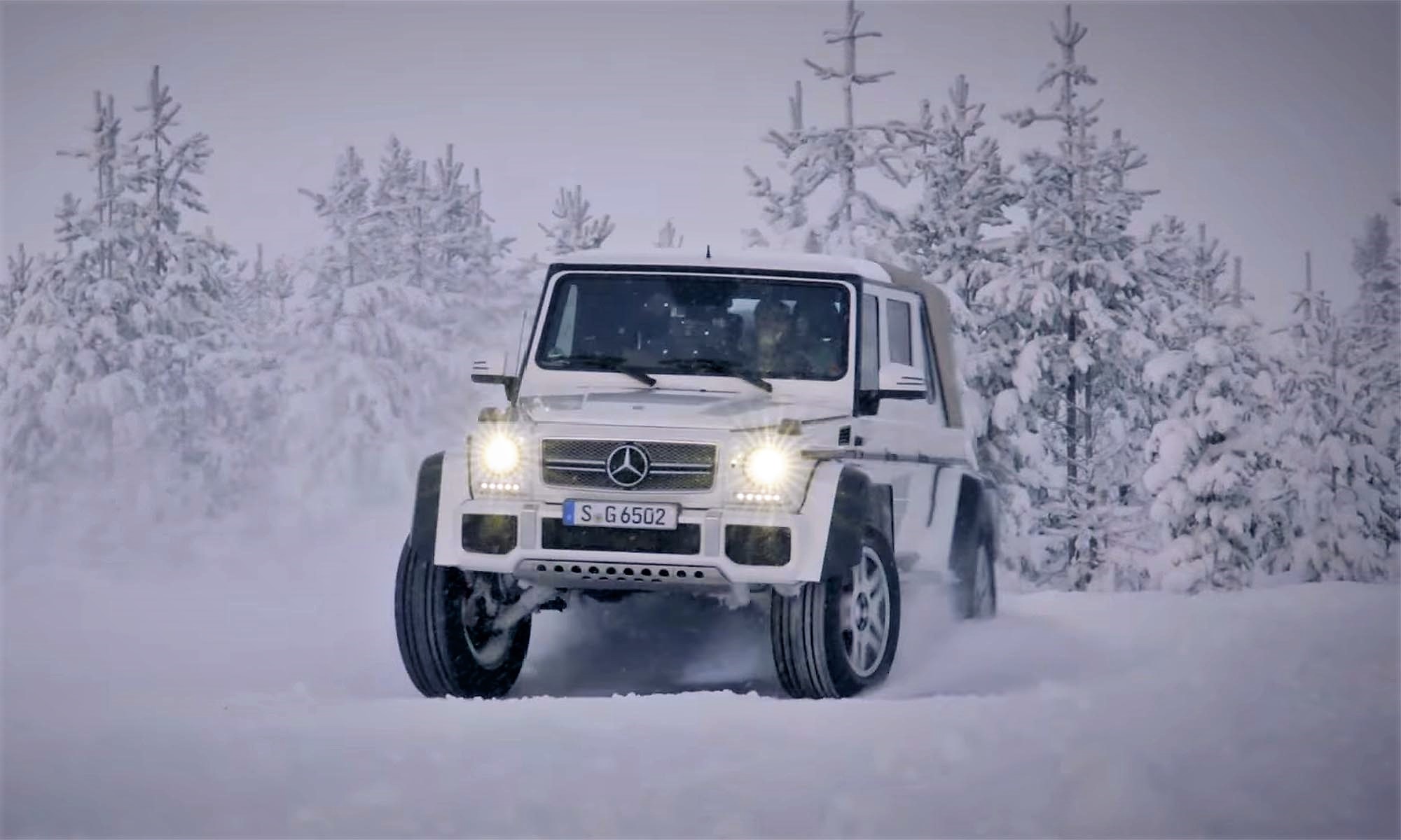 Hóban csapatni is kiváló a Maybach G-osztály - Player.hu