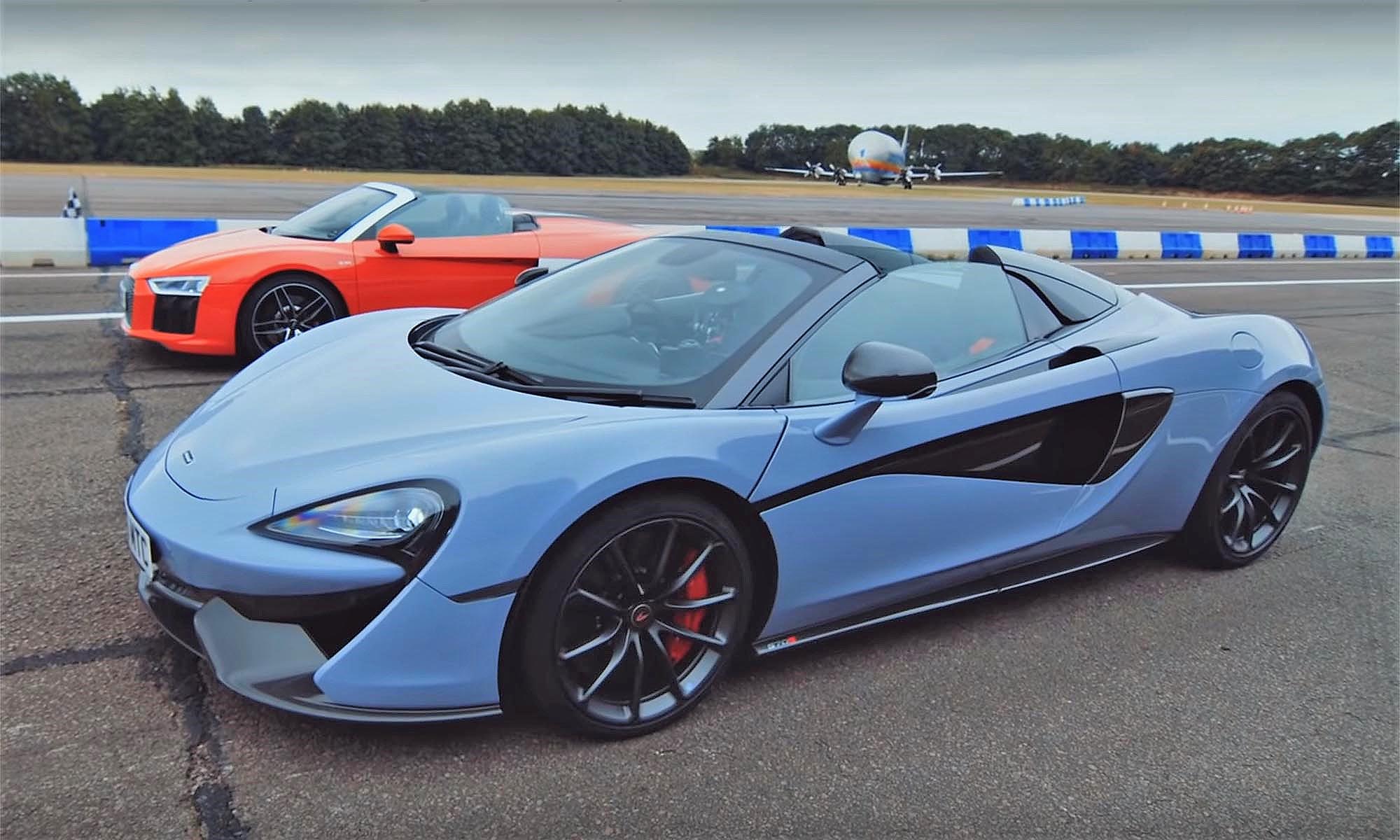 Nagyágyúk csatája az Audi R8 és a McLaren 570S gyorsulási versenye | Az ...