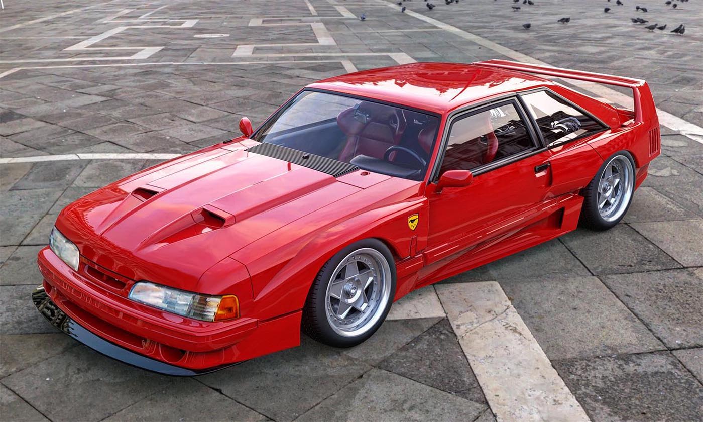 Nagyon nyugtalanító ez a Ferrarival keresztezett Mustang - Player.hu