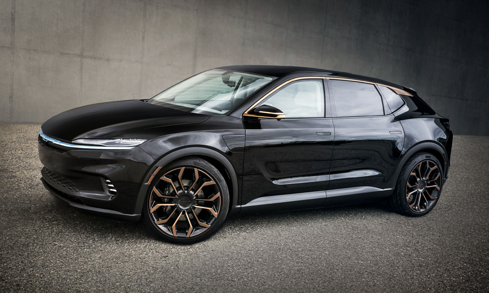 Feketében is jól mutat a Chrysler jövőjét jelentő új Airflow - Player.hu