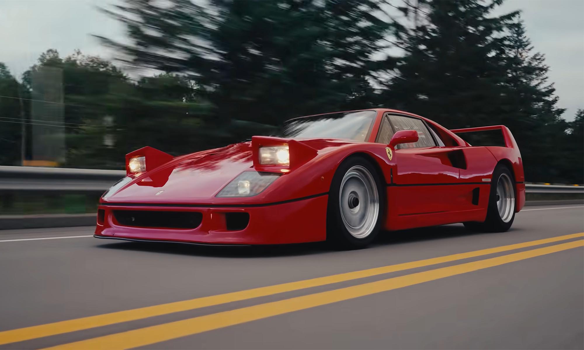 Gyönyörű felvételek egy csodás Ferrari F40-ről - Player.hu