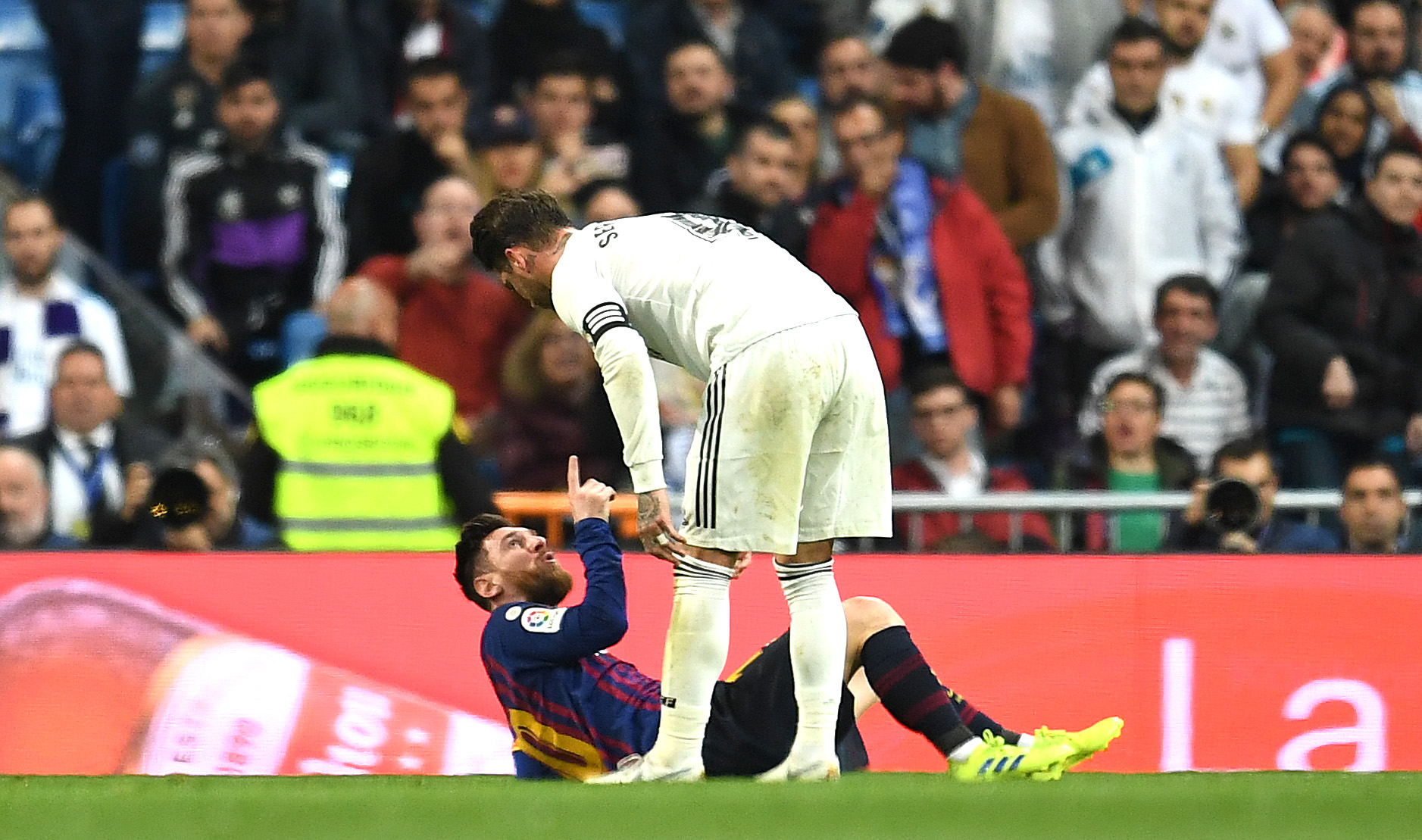Messi provokatív volt, és folyamatosan beszólt Ramoséknak - Player.hu