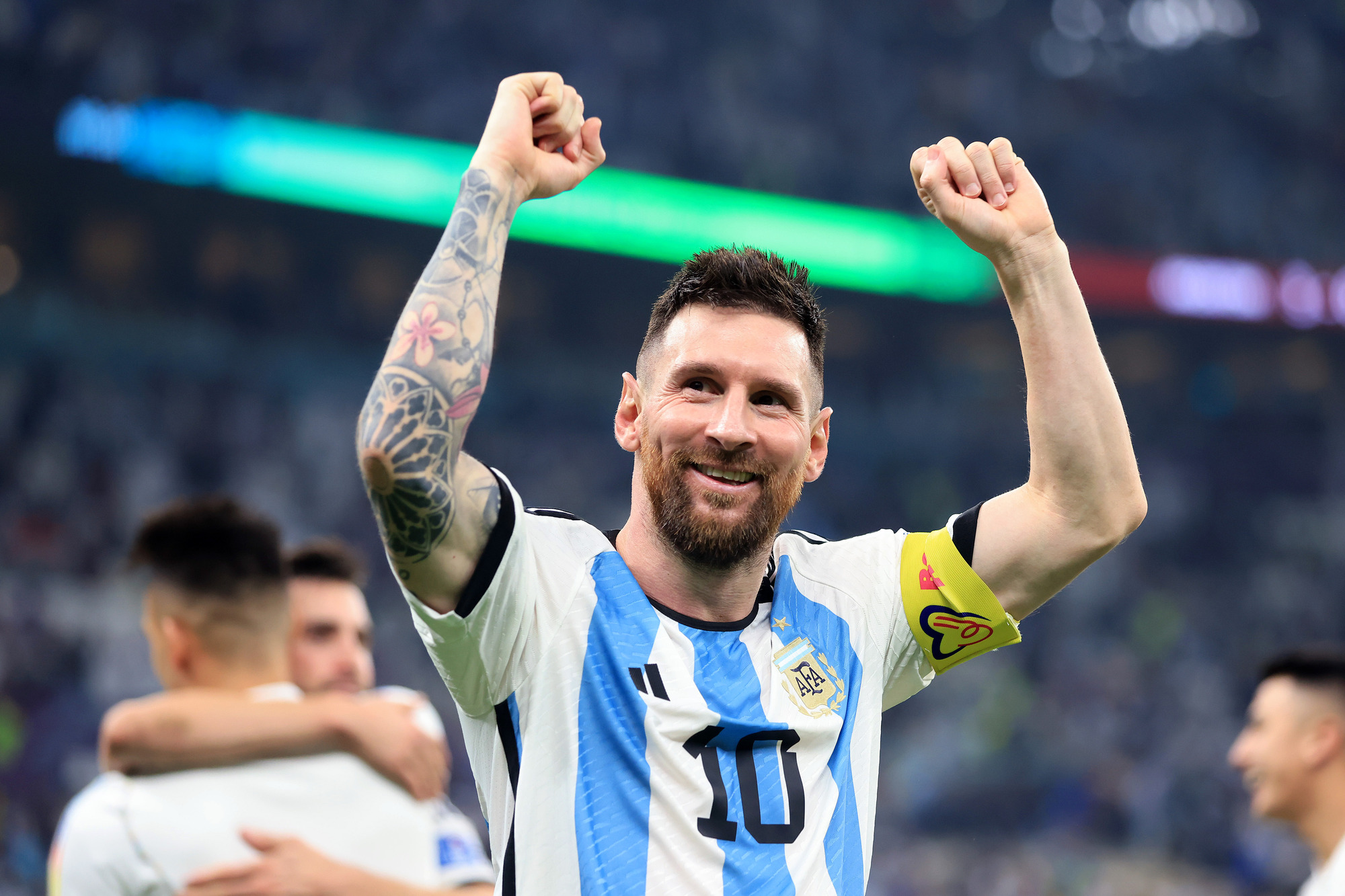 Messi: Nagyon megható megélni ezt, látni a szurkolók, a családom ...