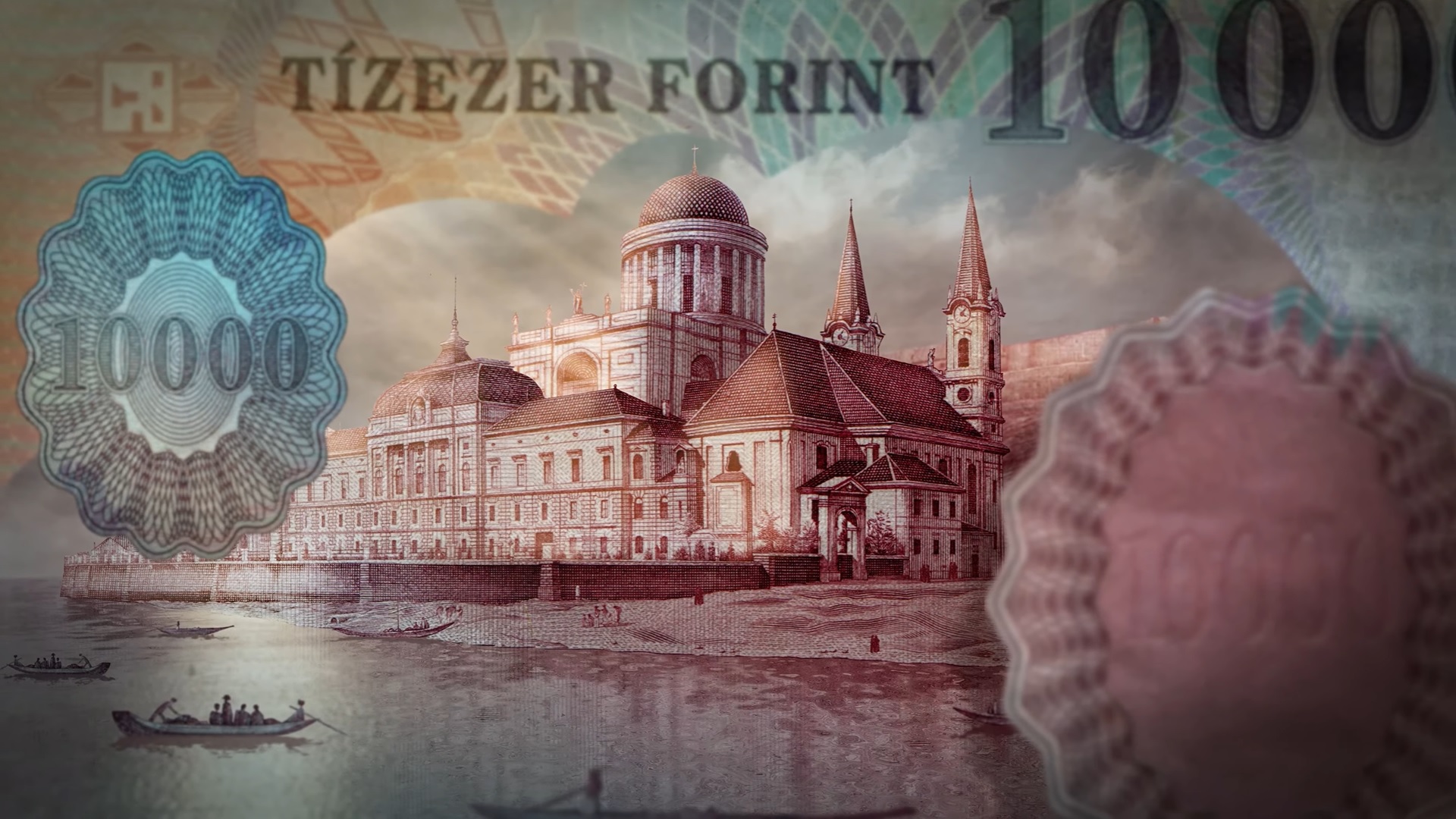Magyar bankjegyekből készült animáció köszönti a 77 éves forintot ...
