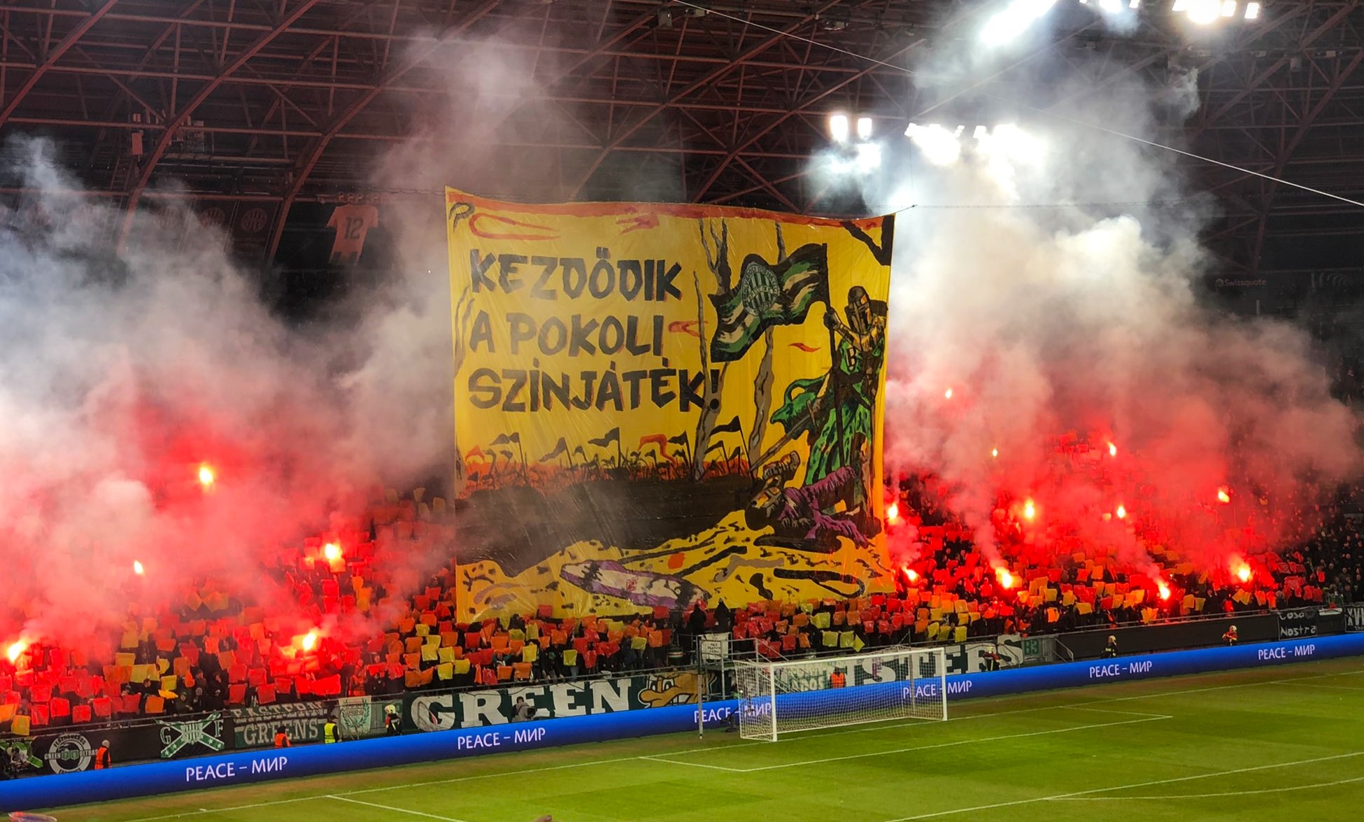 A fasiszta Fradi-ultráktól félnek Görögországban - Player.hu